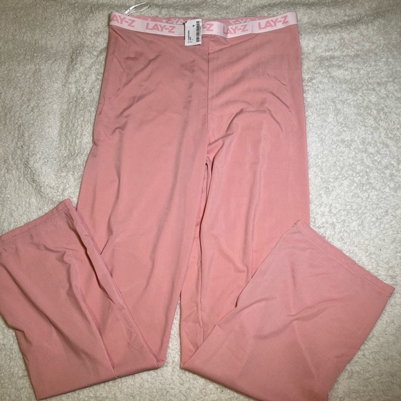 lay-z | Pants & Jumpsuits | New Large Layz Pink Lounge Pants Pink ...